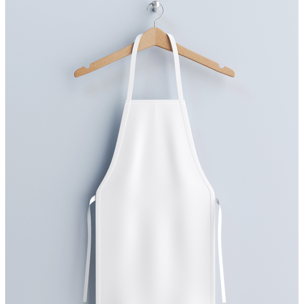 Commercial White Apron 34x36 Blended Poly-Cotton 65/45 - 25dz (300 pc ...